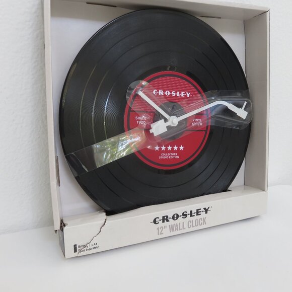 Crosley | Wall Decor | Crosley Vinyl Record 2 Wall Clock | Poshmark
